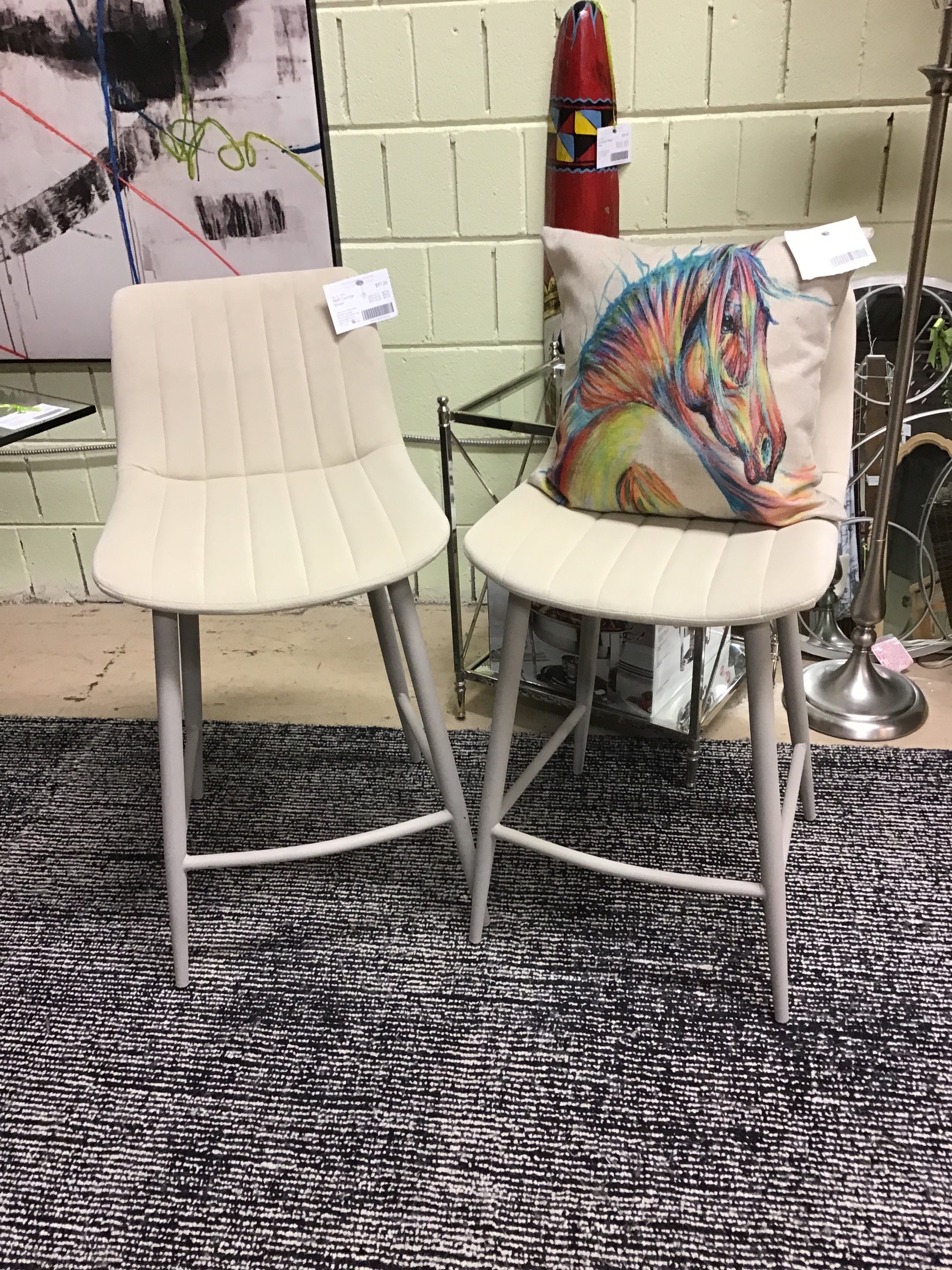 PAIR Counter Stools – The Millionaire's Daughter